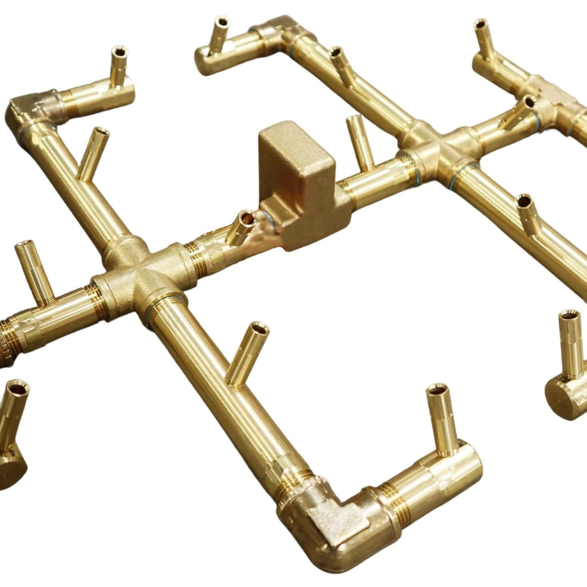 Crossfire CFB Original Brass Gas Fire Pit Burner – NYC Fireplaces ...