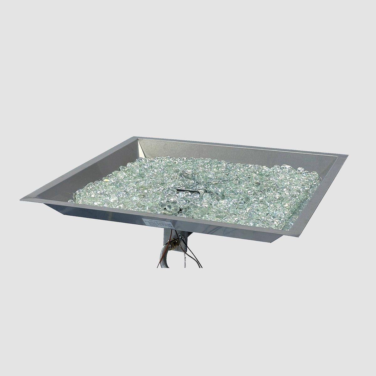 Crystal Fire Plus Square Gas Burner – NYC Fireplaces & Outdoor Kitchens