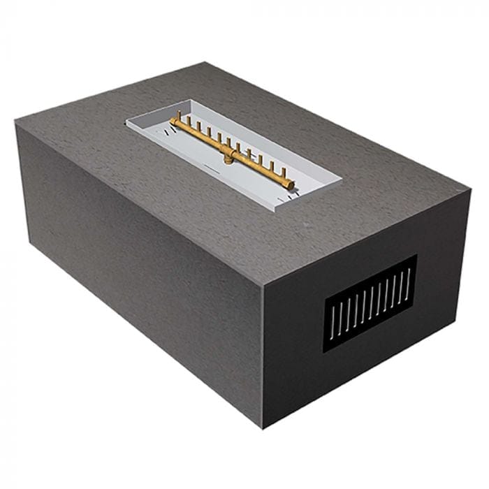 Warming Trends Crossfire 48x30-Inch Rectangular Ready To Finish Gas Fi ...