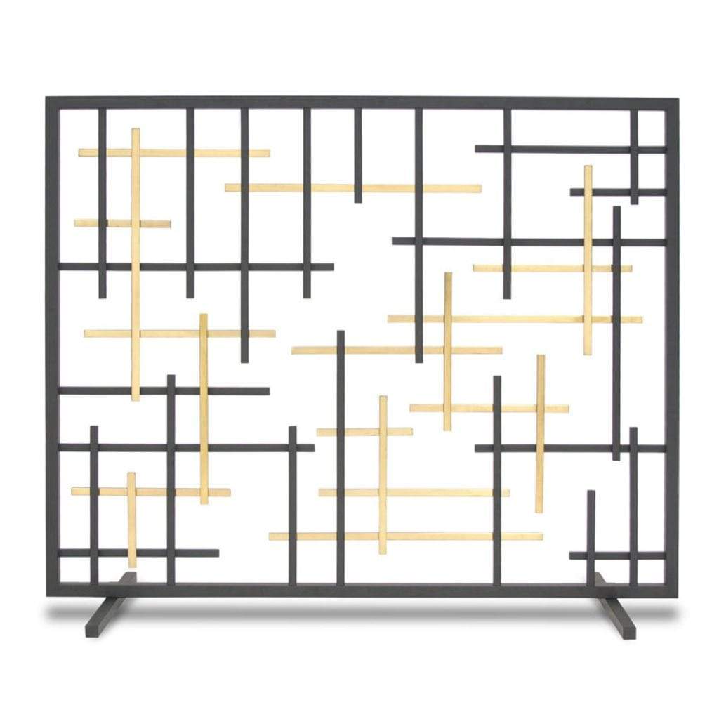 Pilgrim - 39" Contemporary Summer Screen – No Mesh – NYC Fireplaces ...