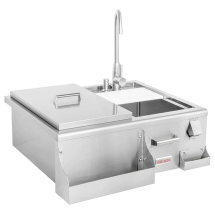 Blaze 30-Inch Beverage Center With Sink & Ice Bin Cooler – NYC ...